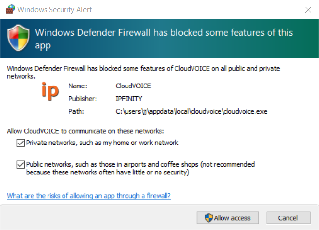MicroSIP (now CloudVOICE) Quick Setup and User Guides – IPFINITY ...